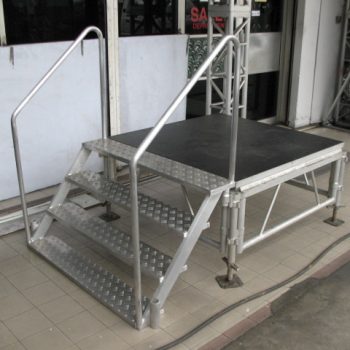Photos of Stage and Side Ladder – Kamco Aluminium Sdn Bhd